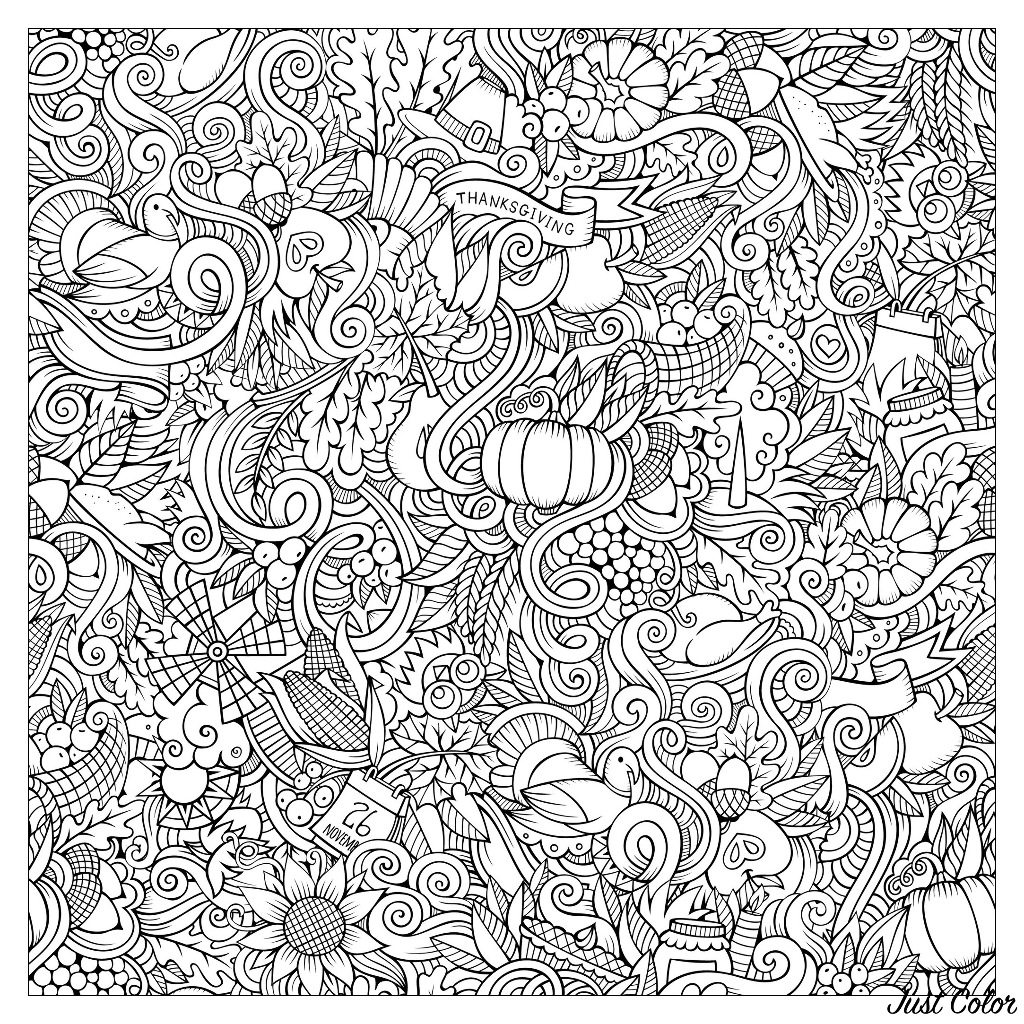 FALL COLORING PAGES | The William Benton Museum of Art